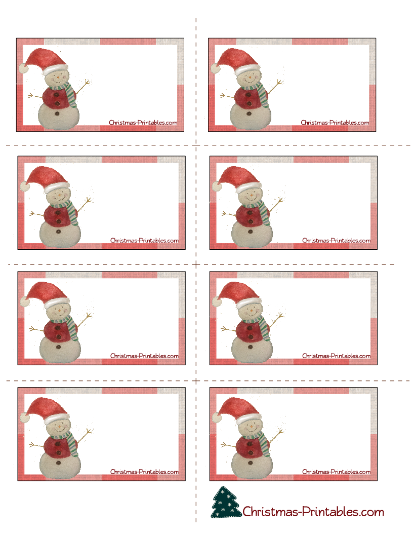 Free Printable Christmas Labels With Snowman Images Free Printable Christmas Labels With Snowman Images